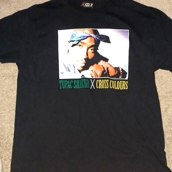 Cross Colours | Shirts | Cross Colours Tupac Shakur X Cross Colours ...